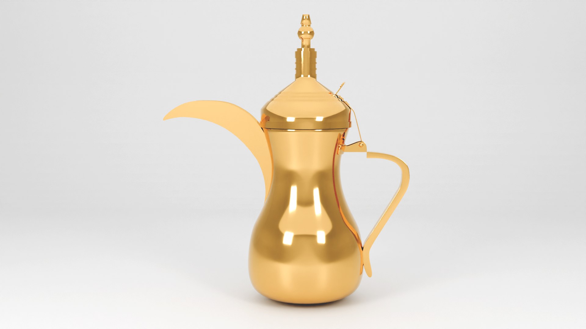 Arabic Dallah Coffee 3D - TurboSquid 2211047