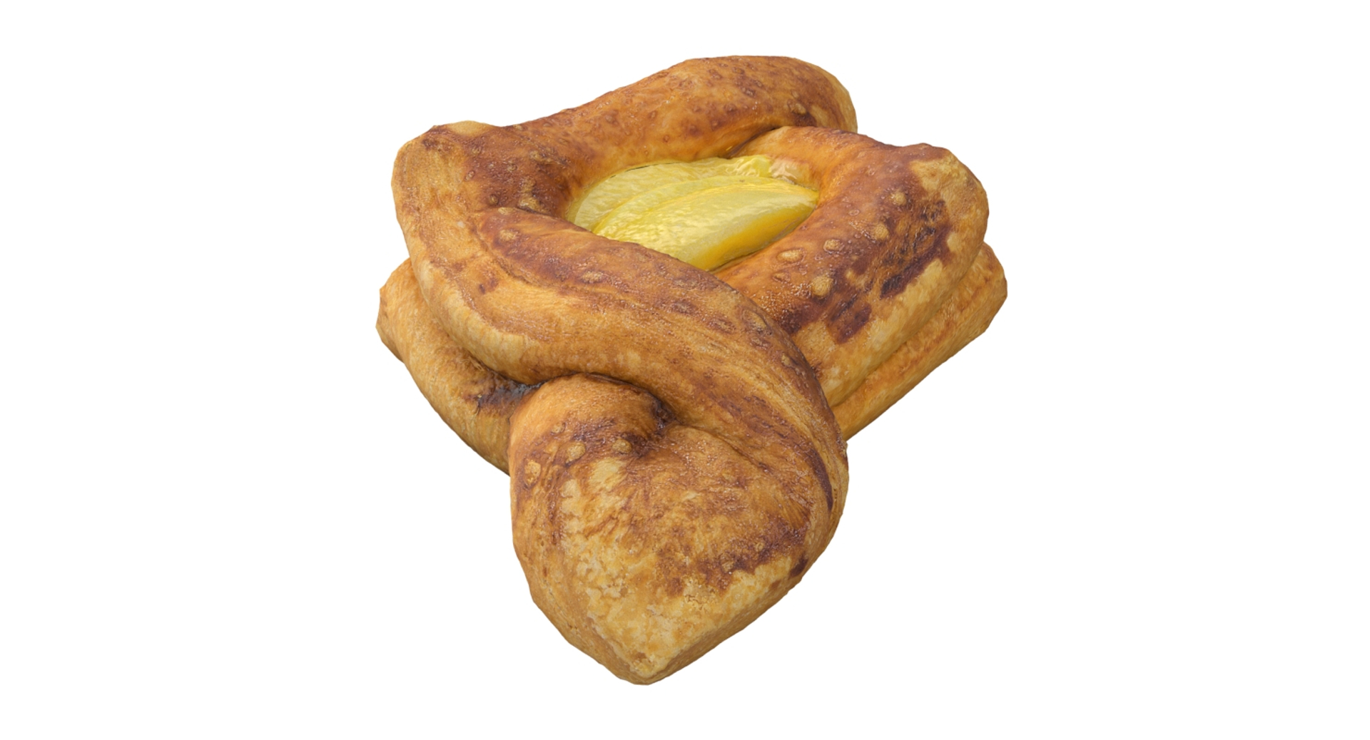 Peach Pastry Model - TurboSquid 1349357