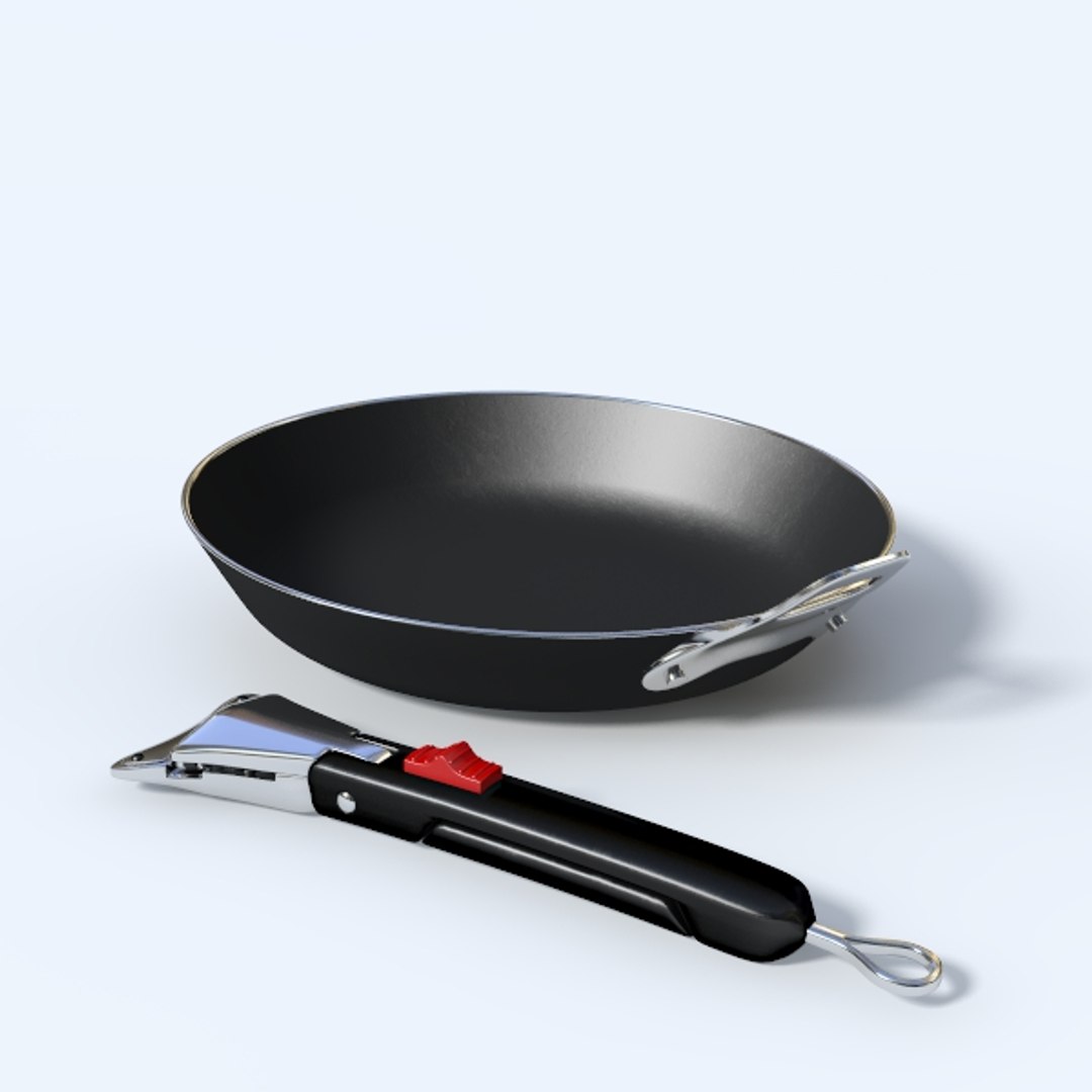 3d model weber fry pan
