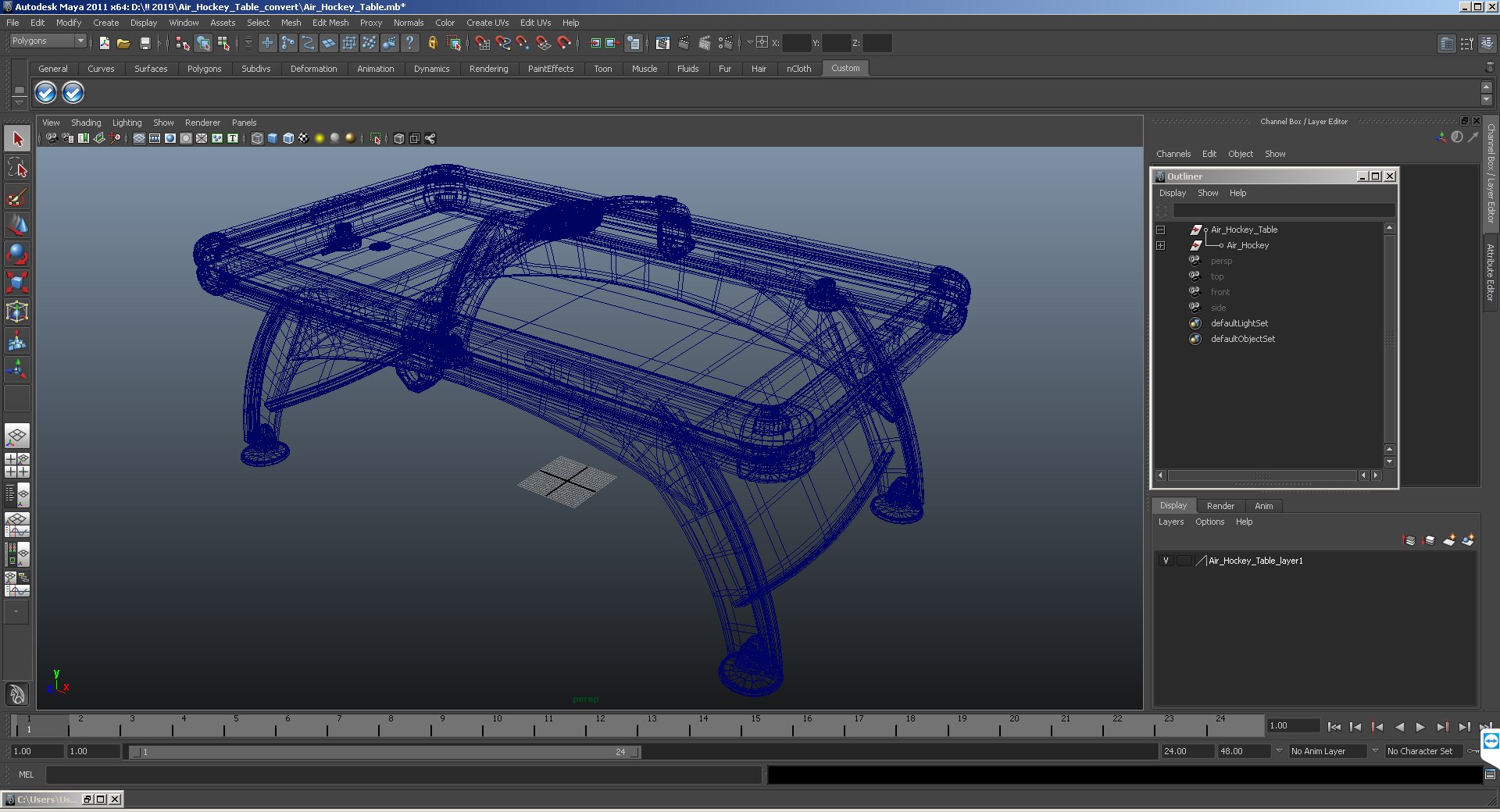 3D Air Hockey Table - TurboSquid 1374610