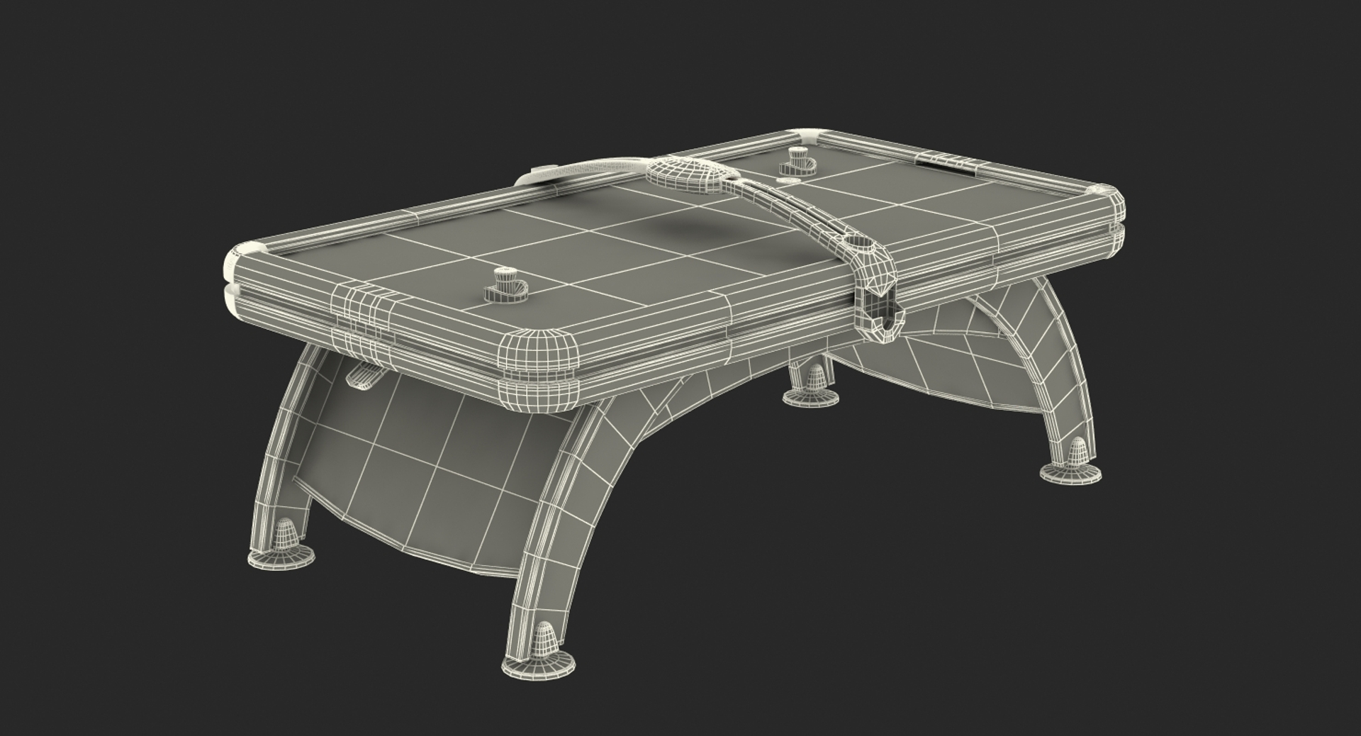 3D Air Hockey Table - TurboSquid 1374610