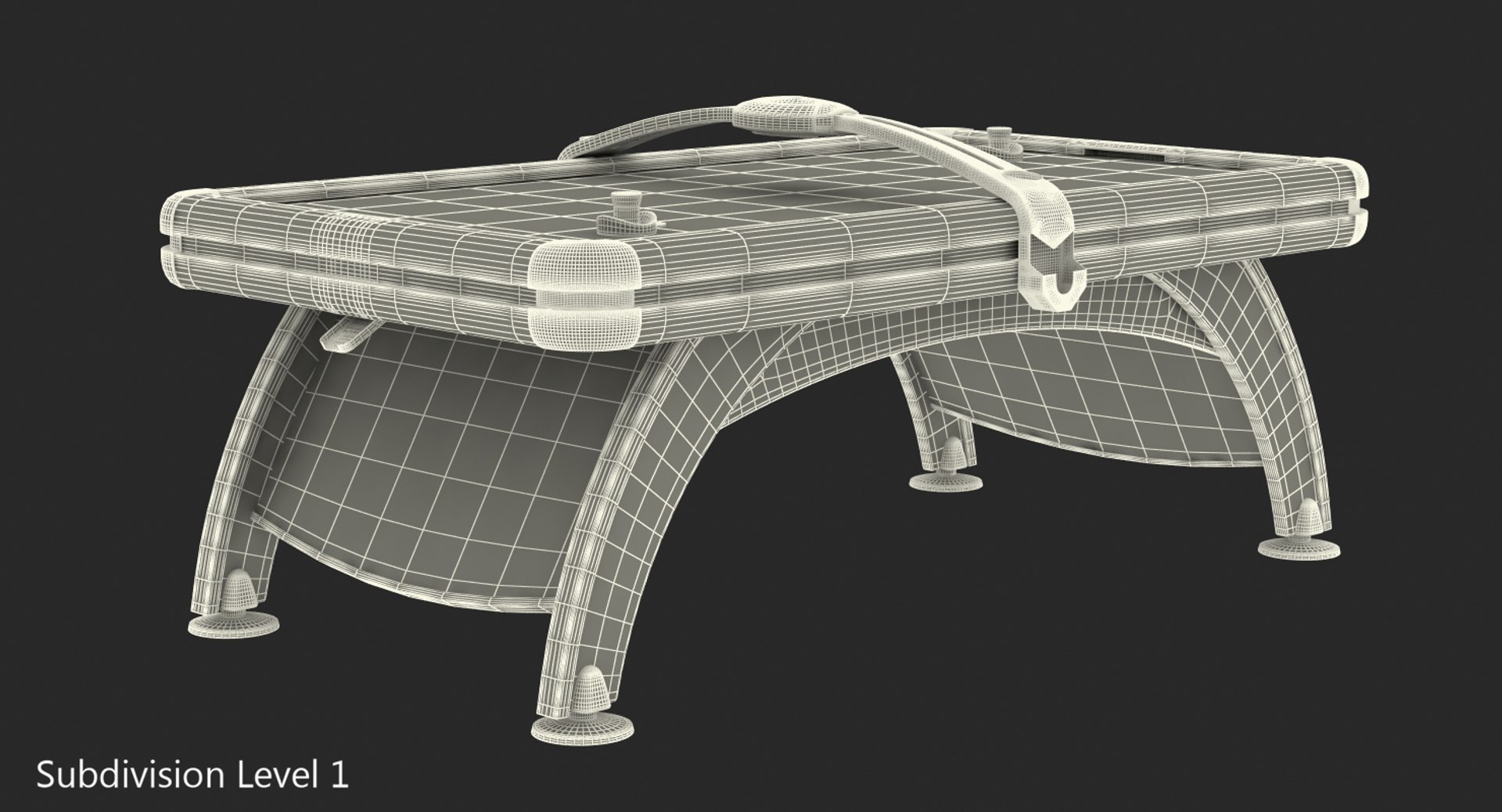 3D Air Hockey Table - TurboSquid 1374610