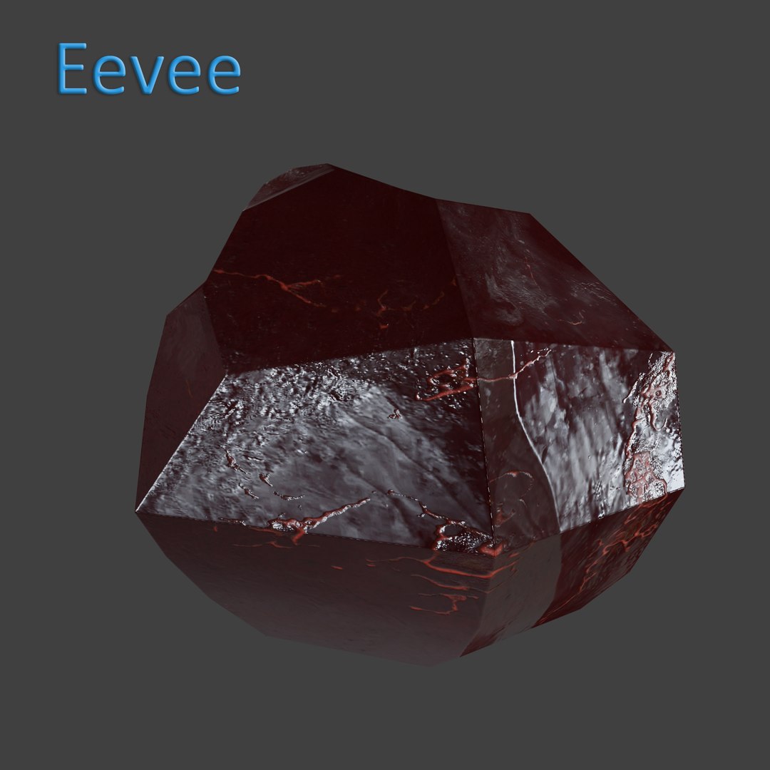 Stylized Red Magic Crystal 3D Model - TurboSquid 2146277