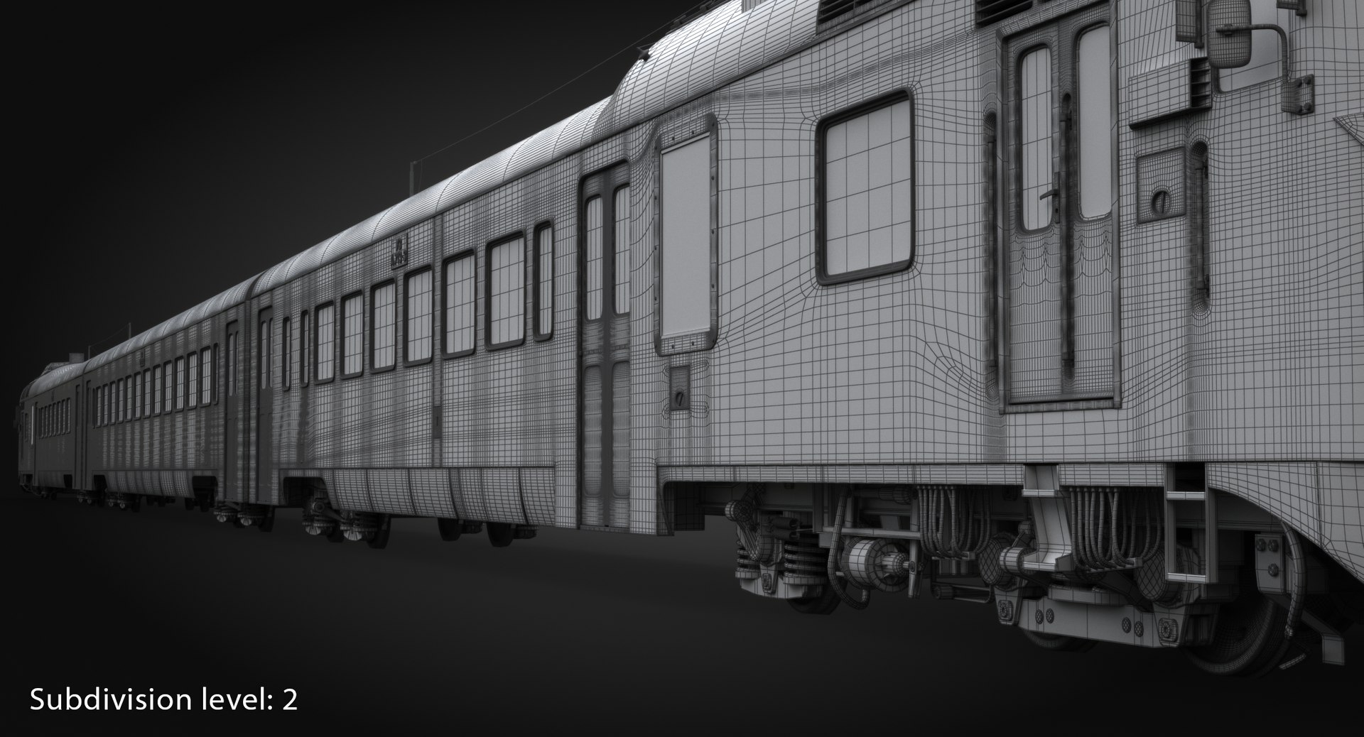 3D D1 Diesel Passenger Train Model - TurboSquid 1298848
