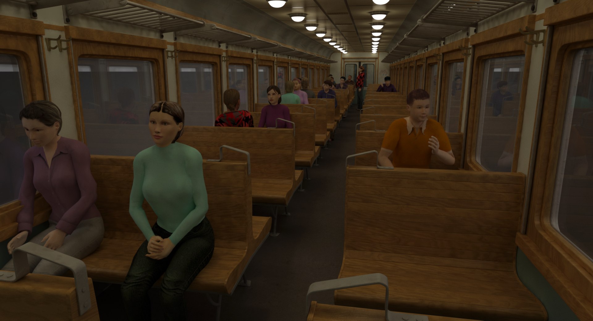 3D D1 Diesel Passenger Train Model - TurboSquid 1298848