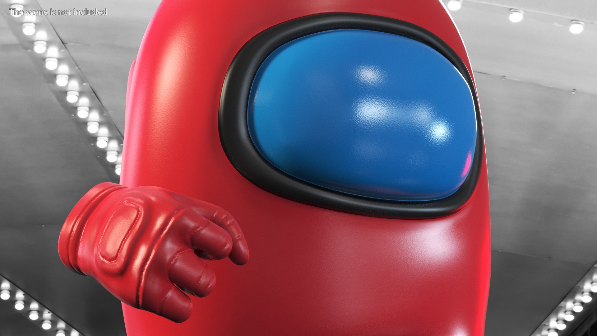 Red Among Us Character Running 3D - TurboSquid 2003933