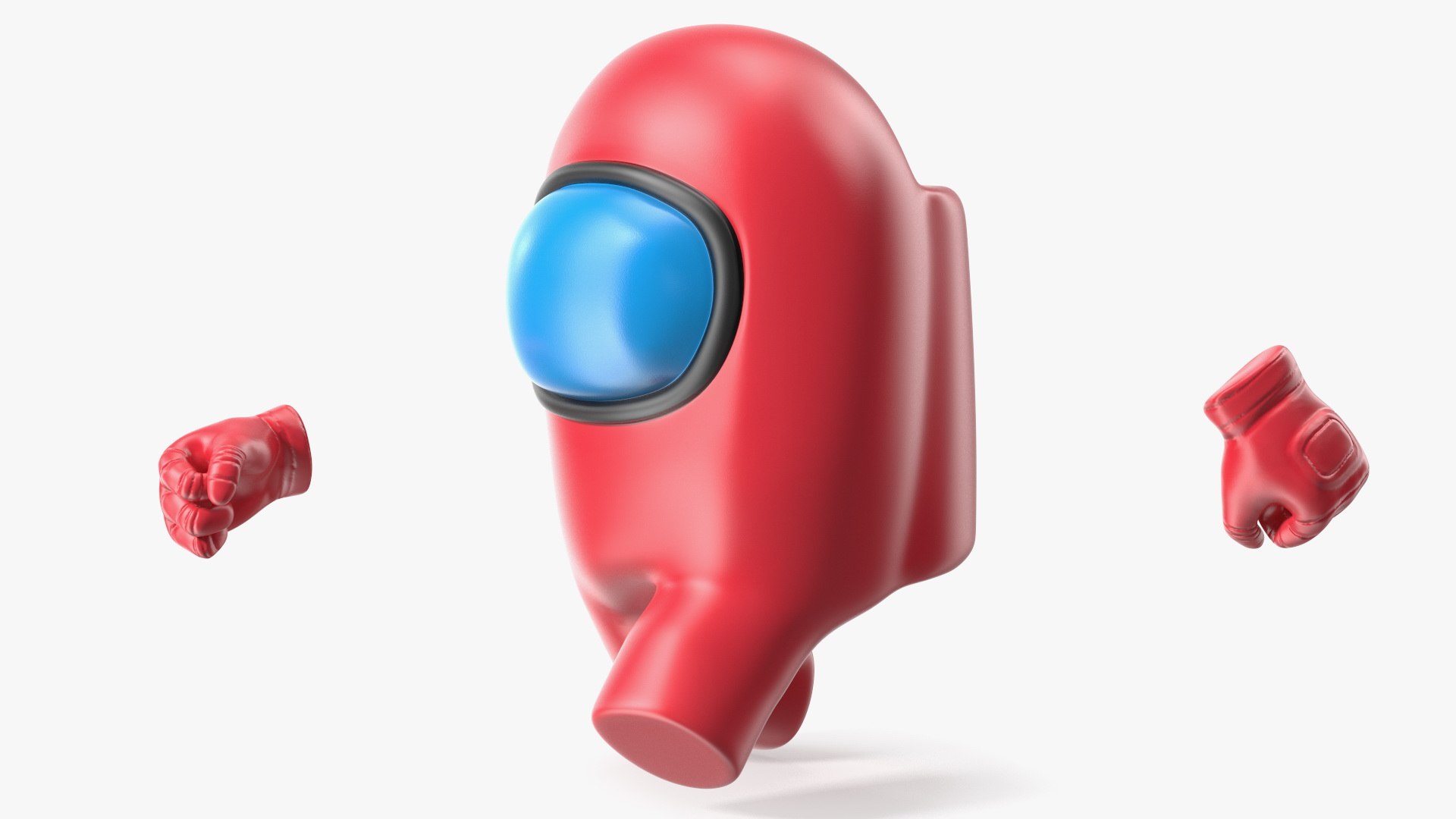 Red Among Us Character Running 3D - TurboSquid 2003933