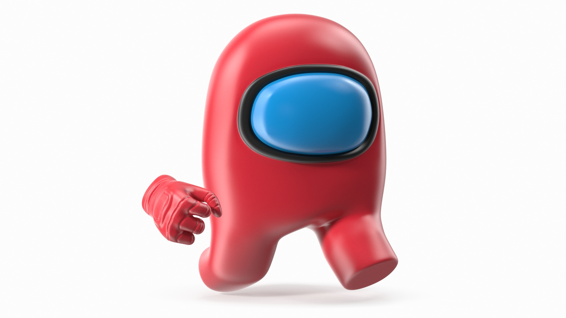 Red Among Us Character Running 3D - TurboSquid 2003933