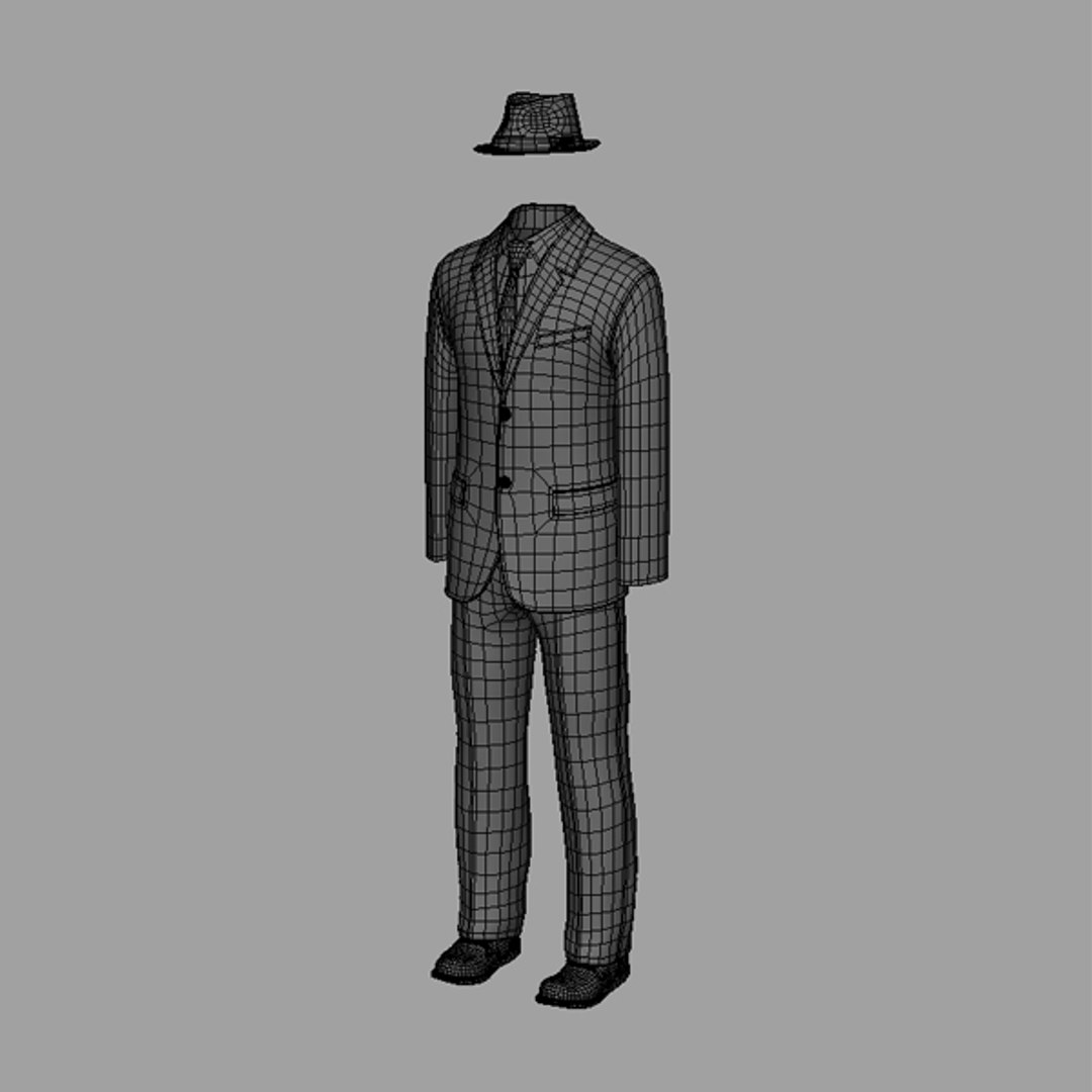 3d Max Man Suit