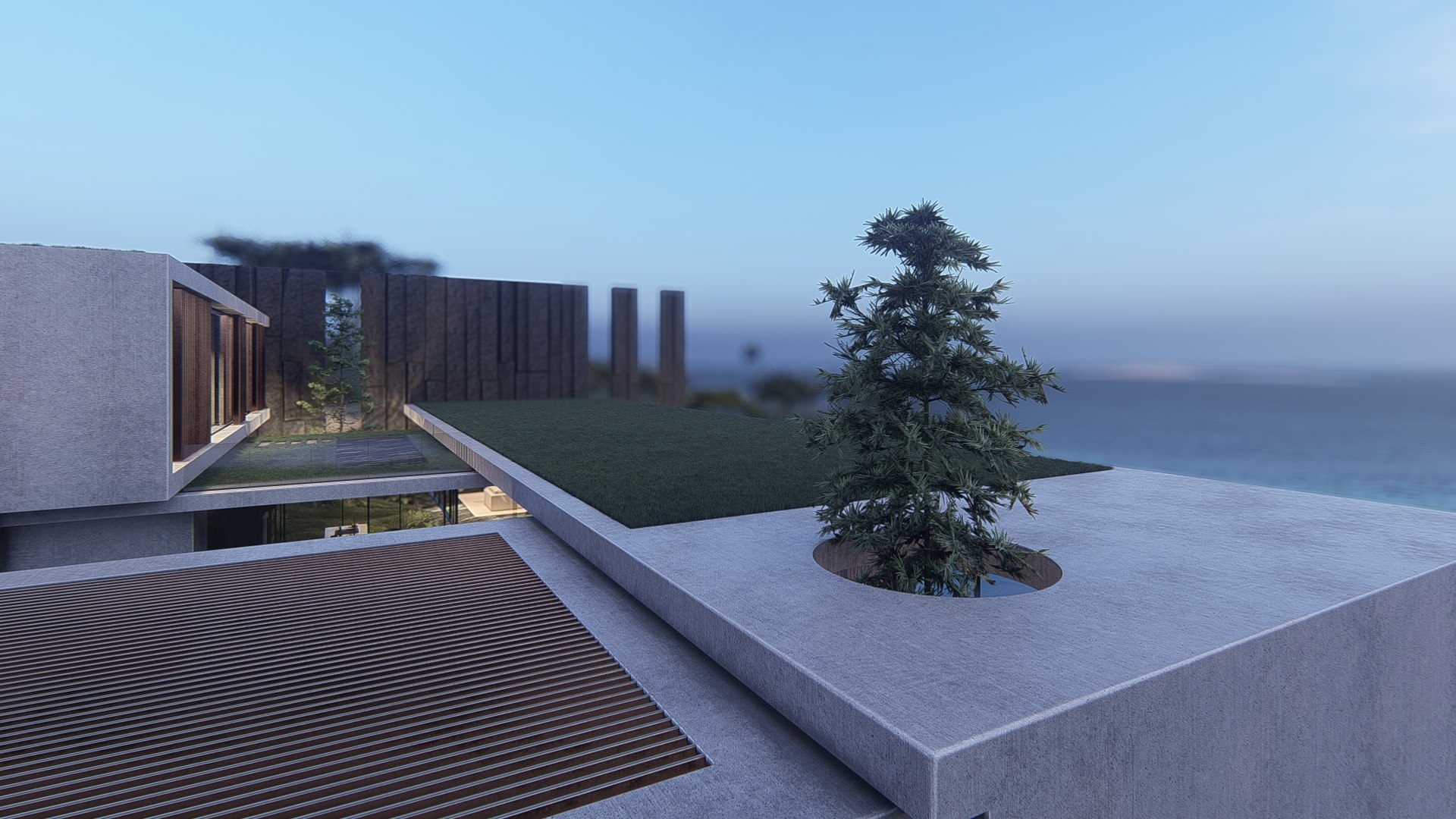 Modern beach villa model - TurboSquid 1700368