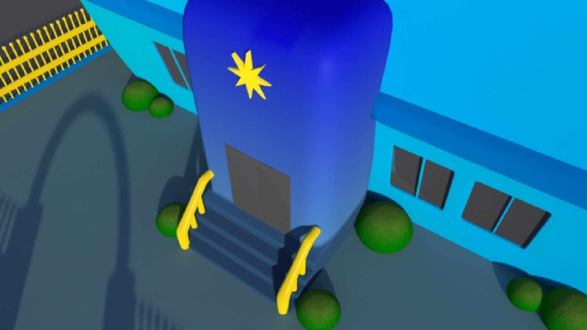 3d Cartoony Building Set