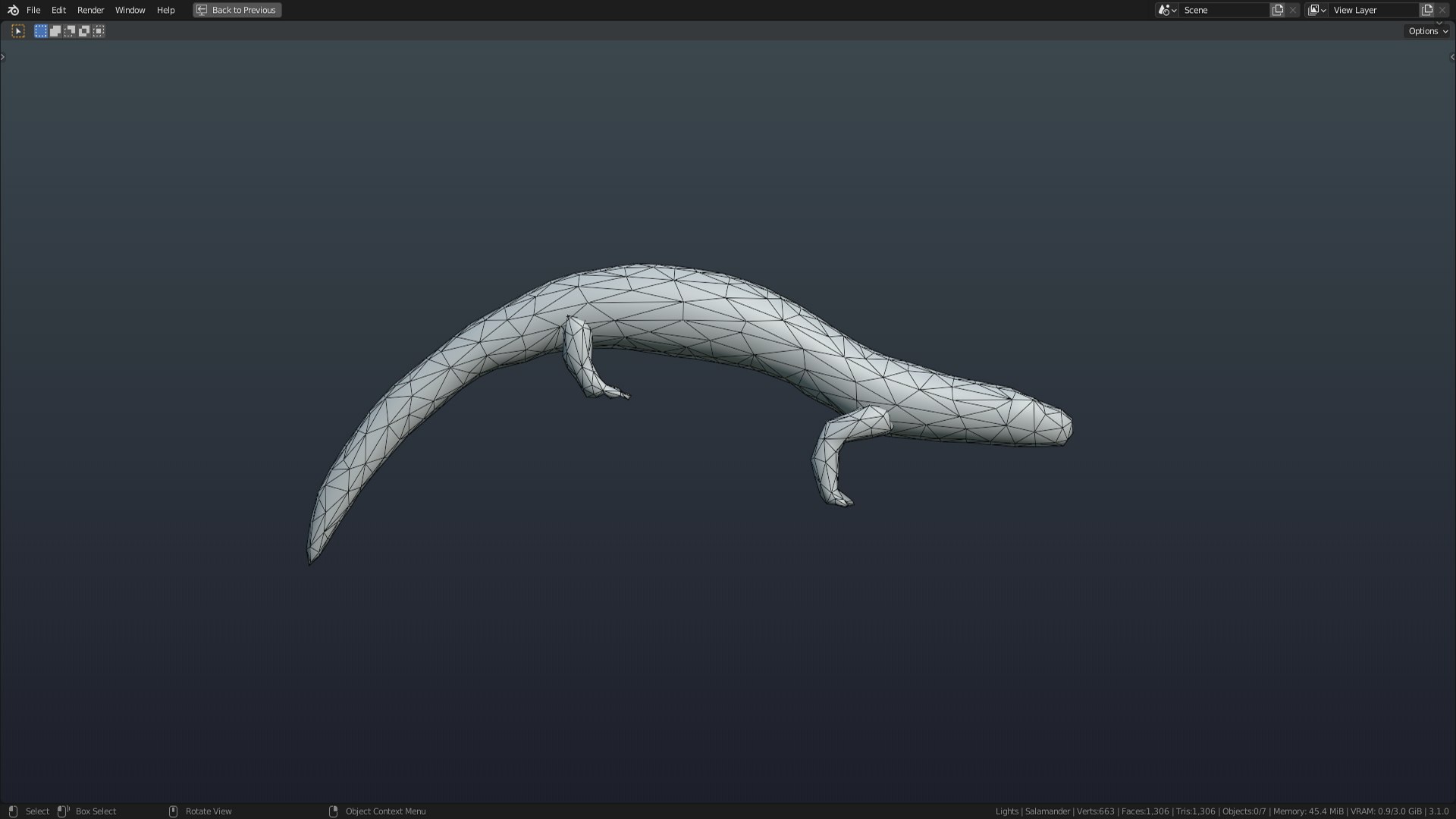 Low Poly Salamander Rigged With Realistic Texture 3D - TurboSquid 1875569