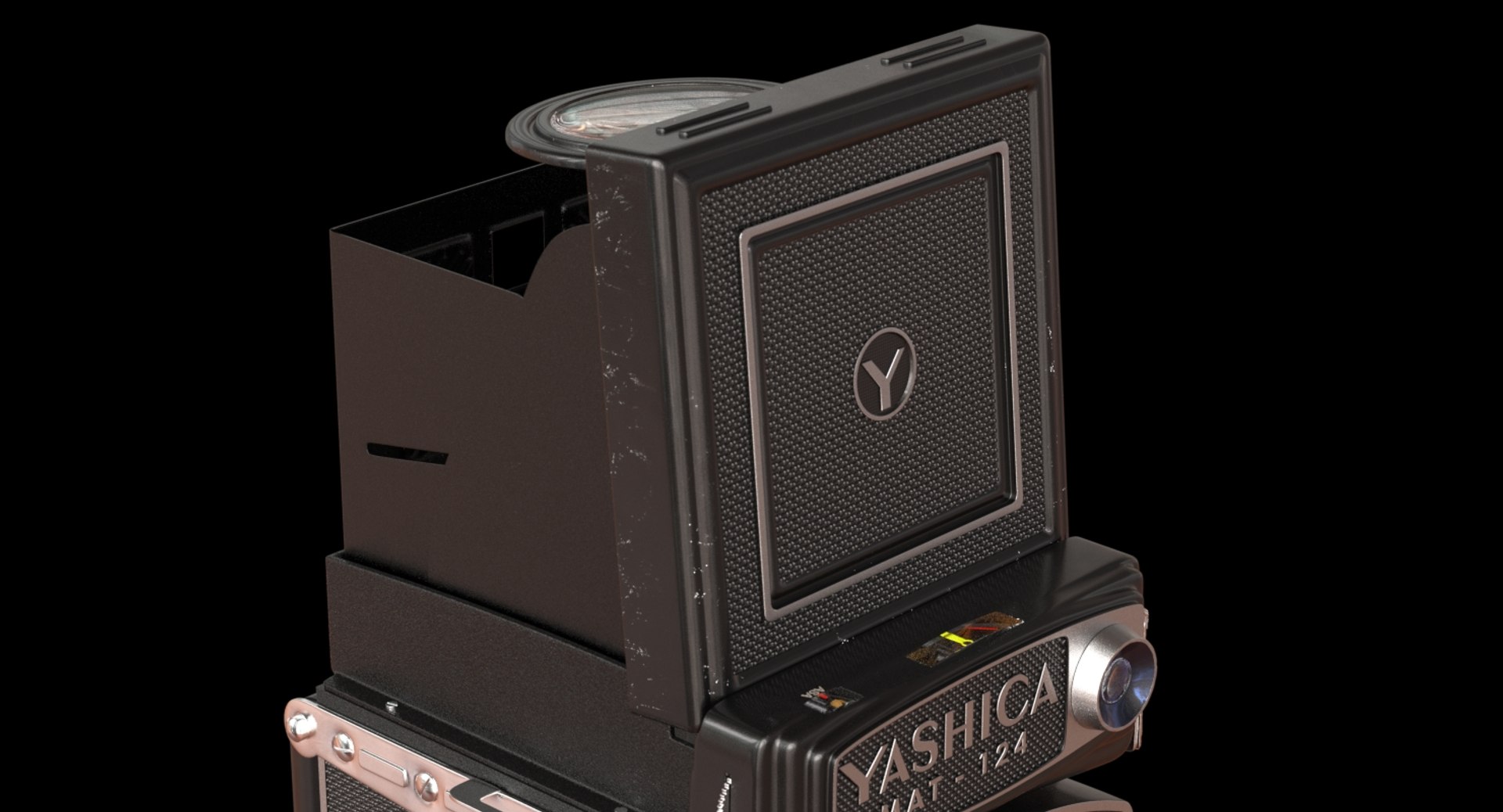 3d Model Yashica Camera