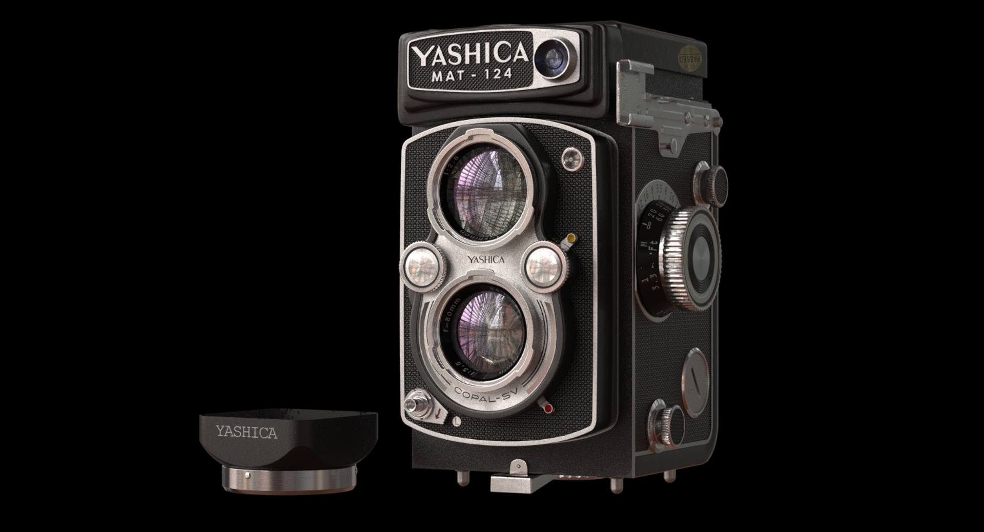 3d Model Yashica Camera