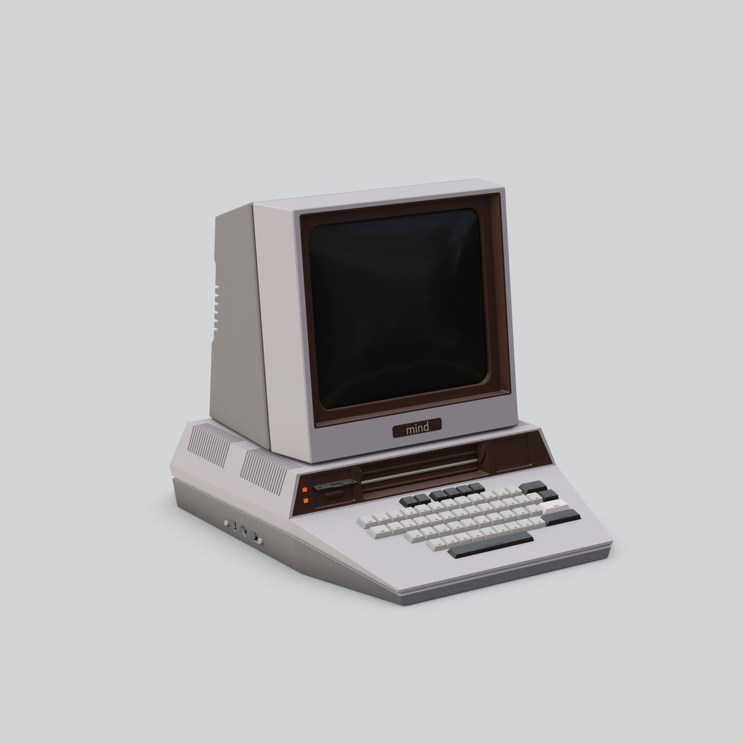 3D Old Computer - TurboSquid 1986380