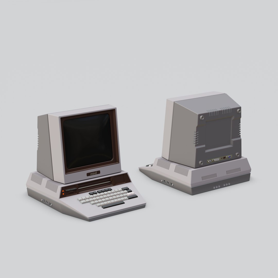3D Old Computer - TurboSquid 1986380