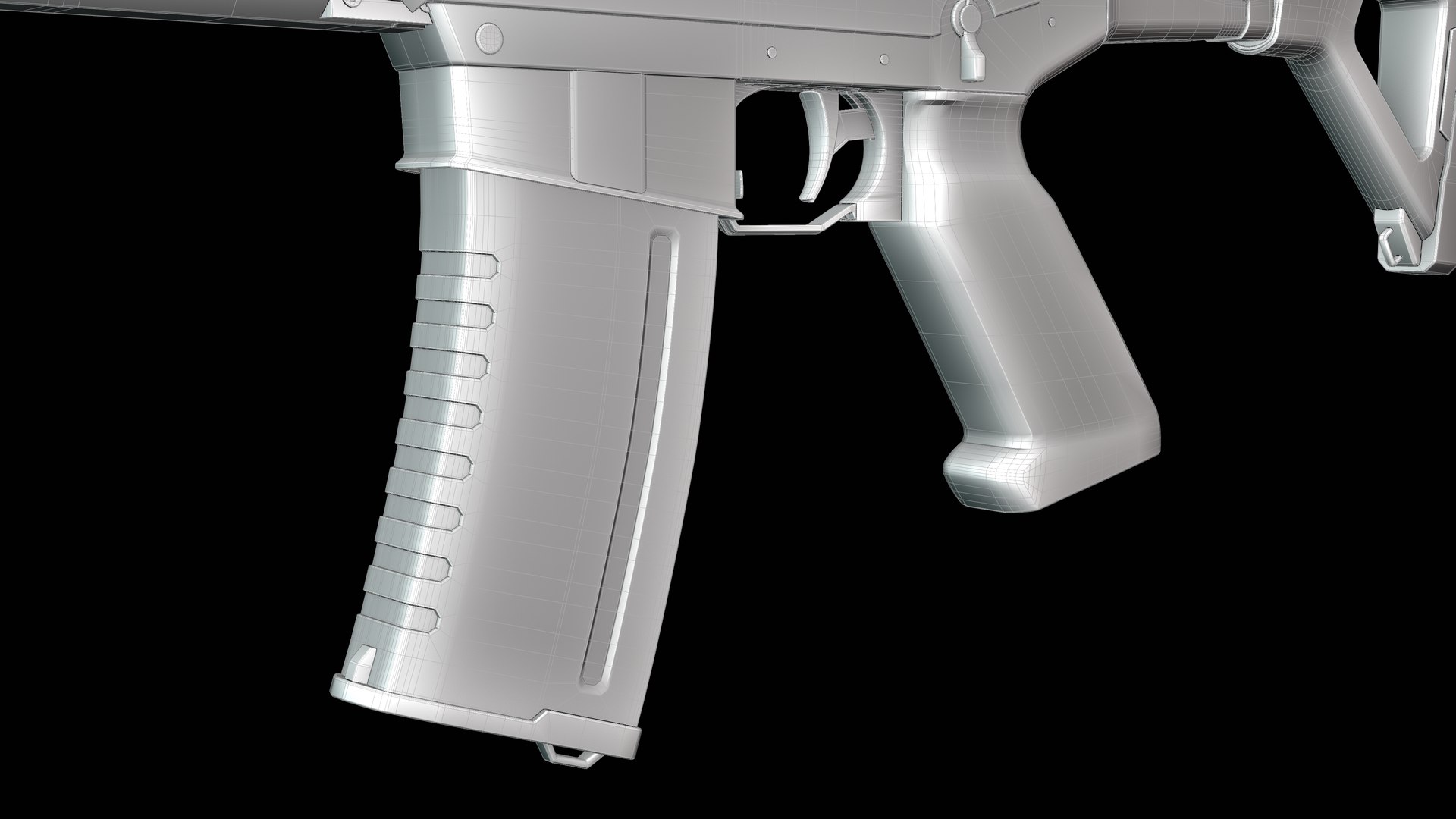 3D Modern Assault Rifle Model 3D Model - TurboSquid 2513202