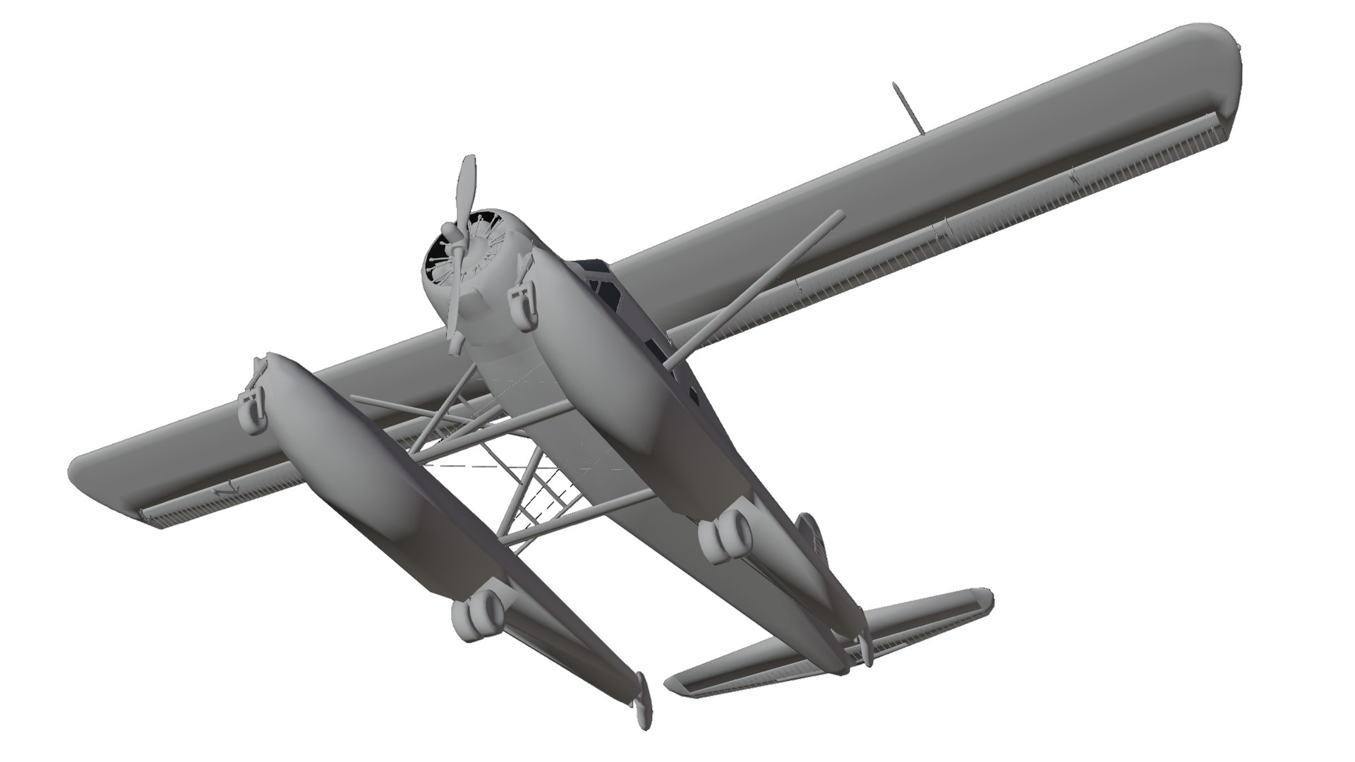 De Havilland DHC-2 3D Model - TurboSquid 2240201