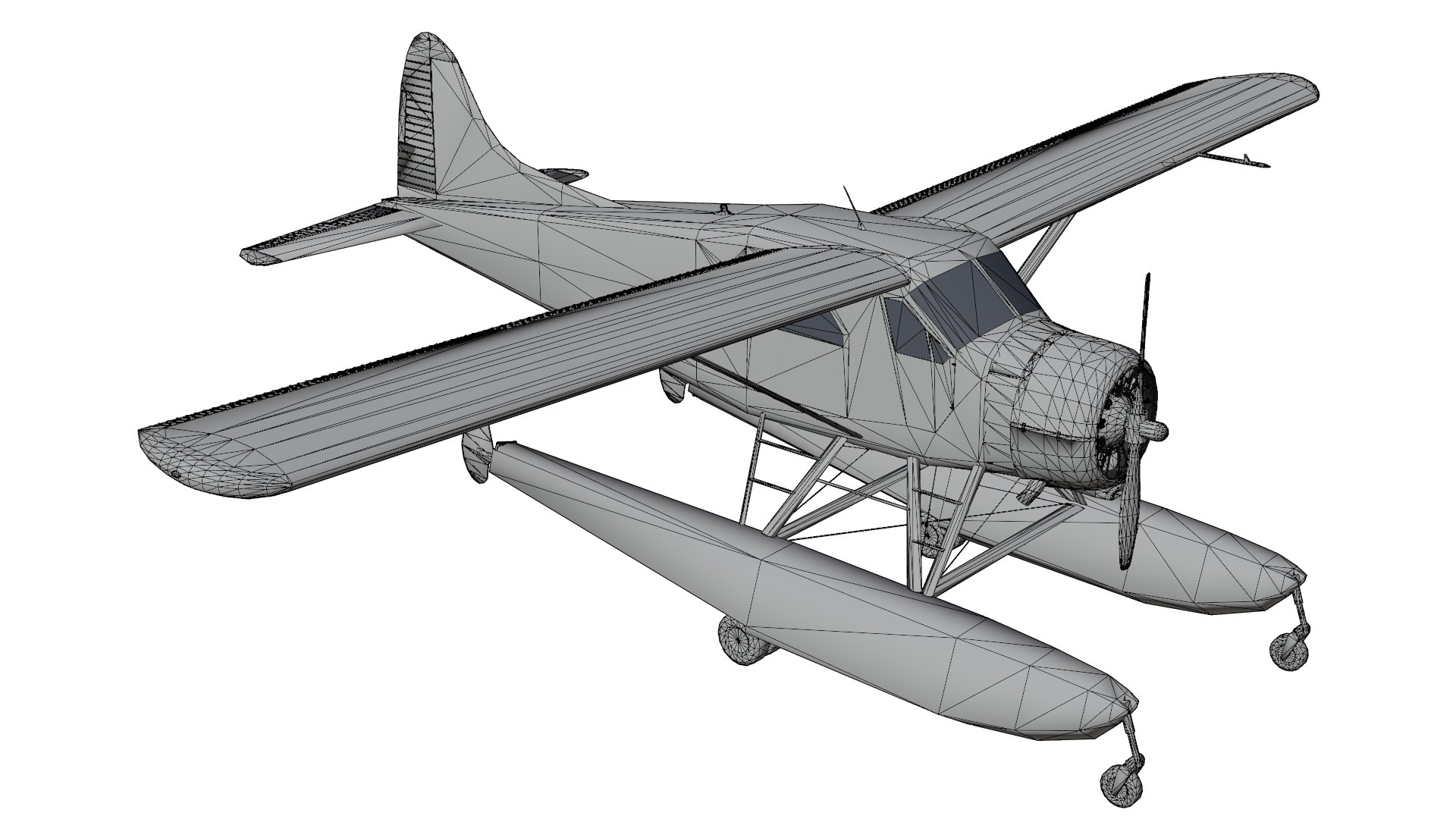 De Havilland DHC-2 3D Model - TurboSquid 2240201