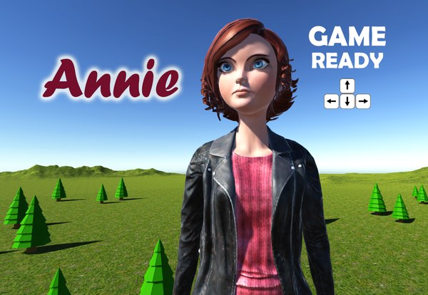 modelo 3d Caricatura de Annie - TurboSquid 1117300
