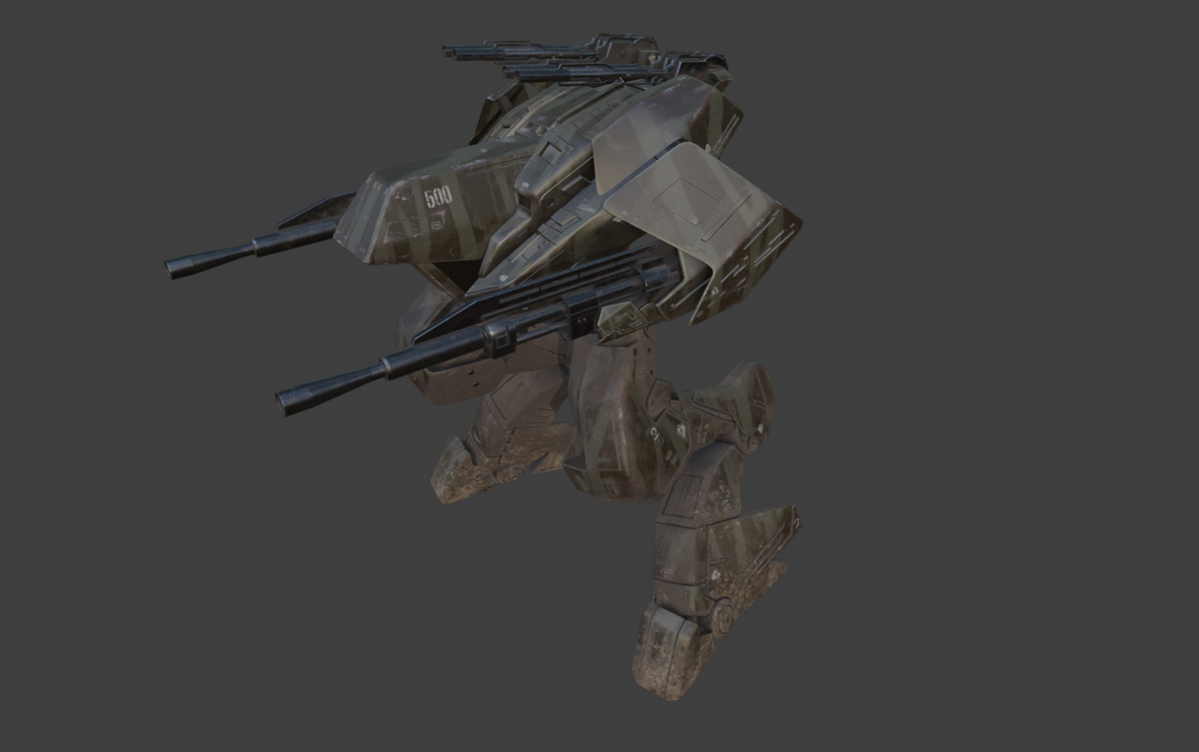 3D Juggernaut Siege Class Land Leviathan Dieselpunk Mech - TurboSquid ...
