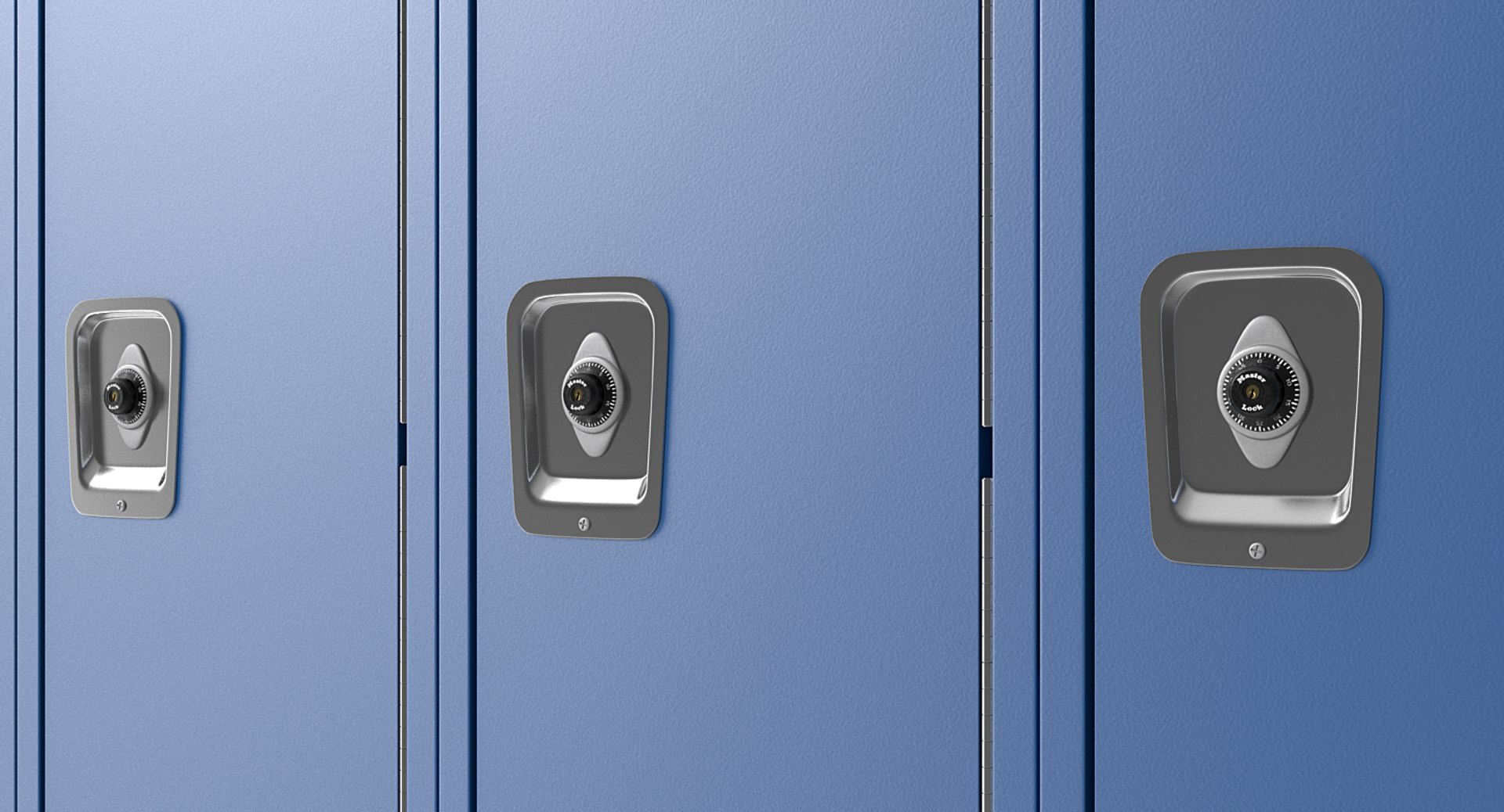 School lockers 3D model - TurboSquid 1423769