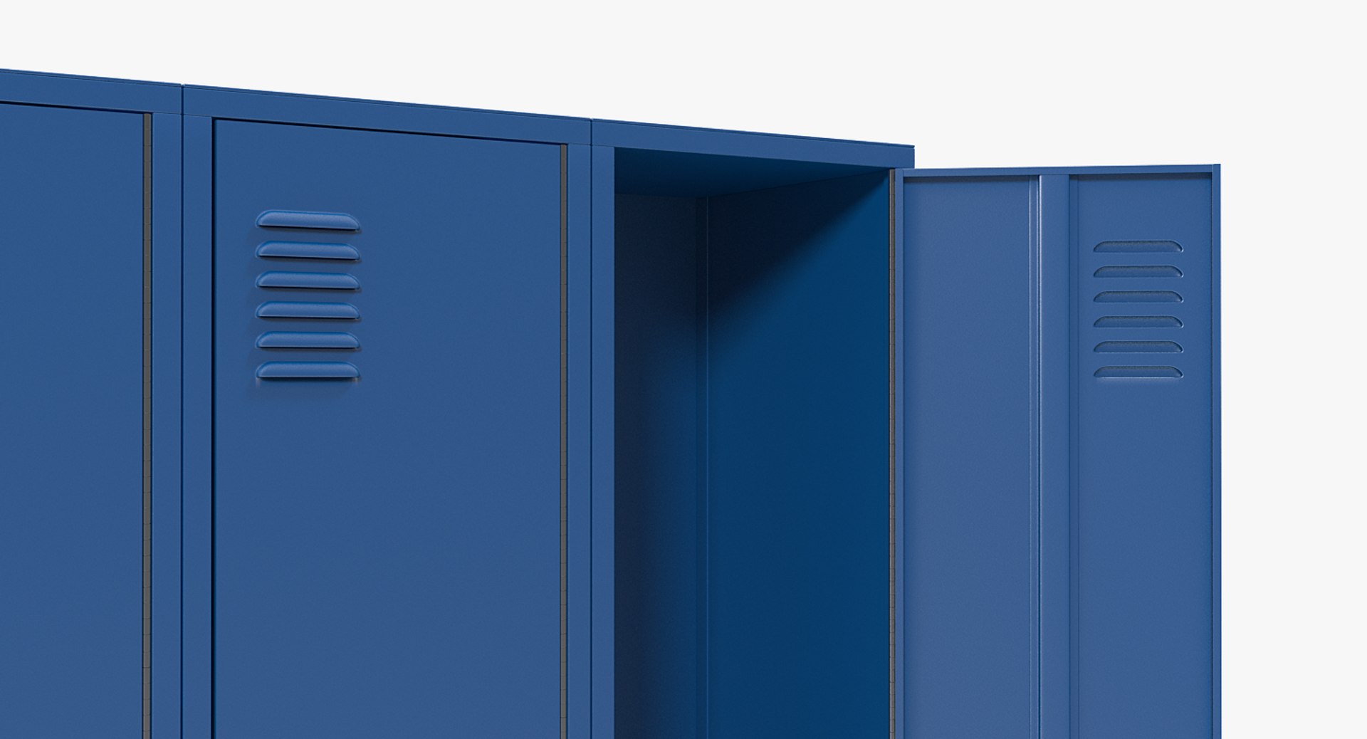 School lockers 3D model - TurboSquid 1423769