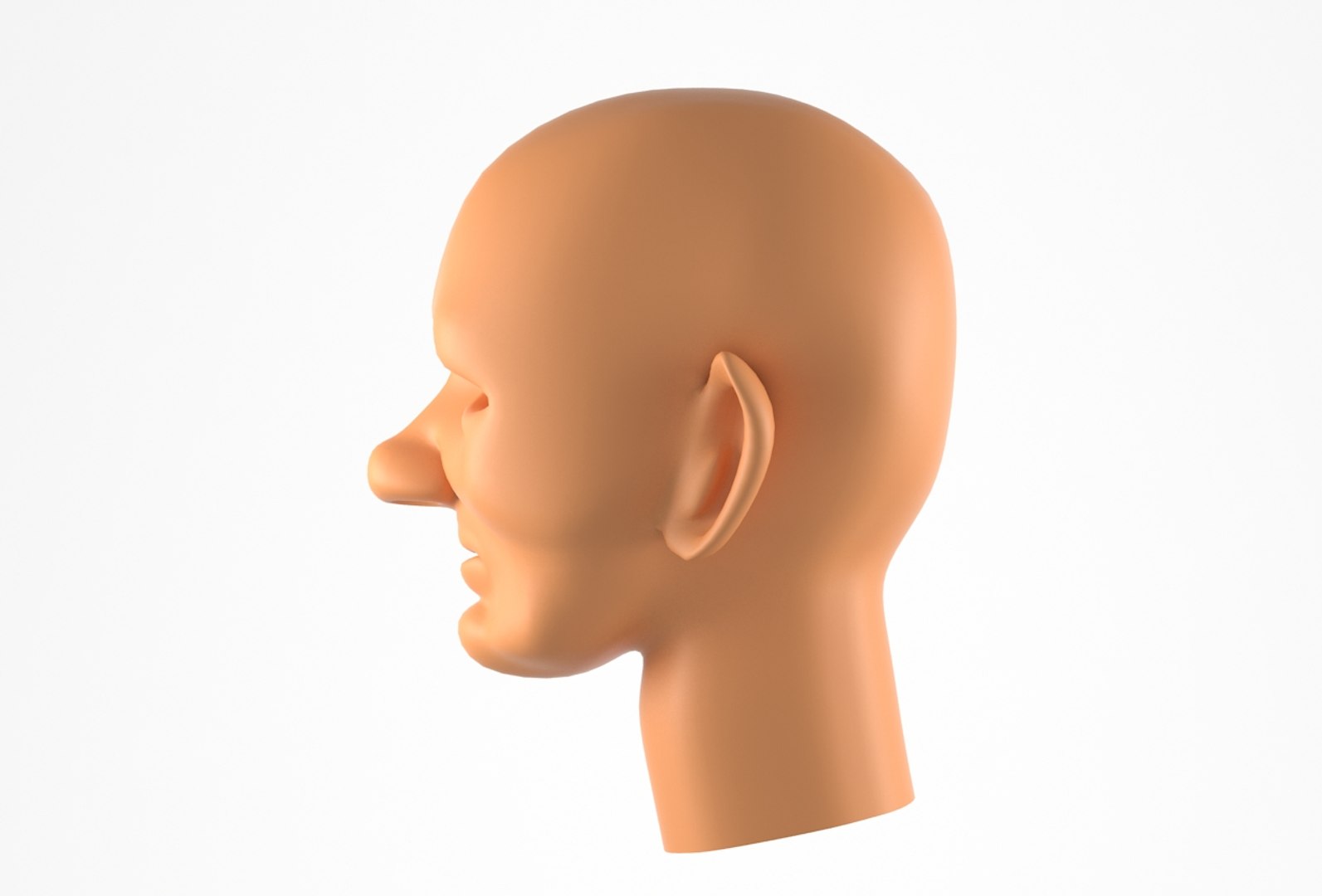 Old Man Head 3D Model - TurboSquid 1335123