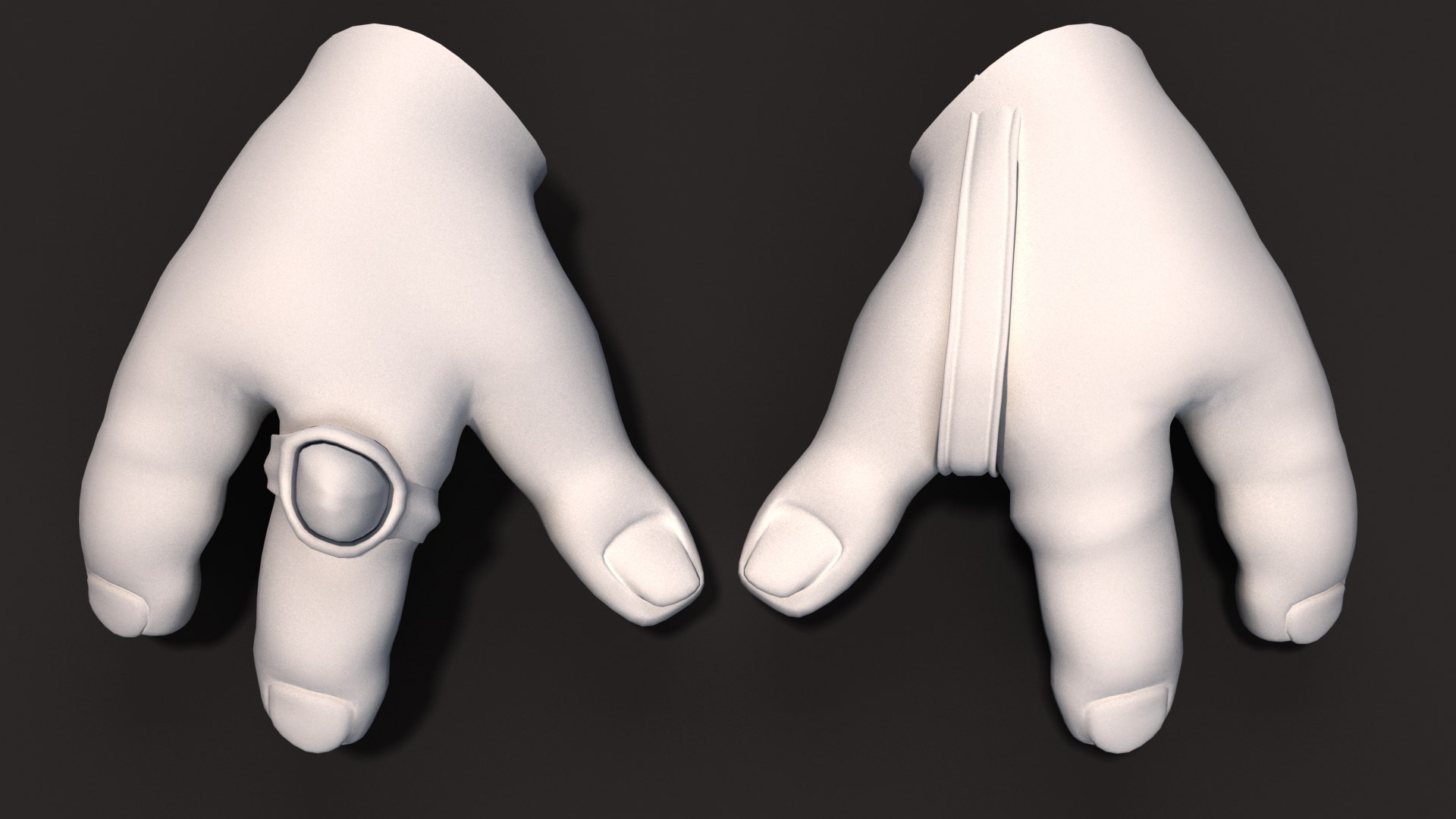 3D Hands Rig | 1147612 | TurboSquid