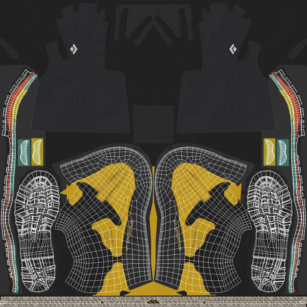 3D Mountain Walking Rock Climbing Model - TurboSquid 1266111