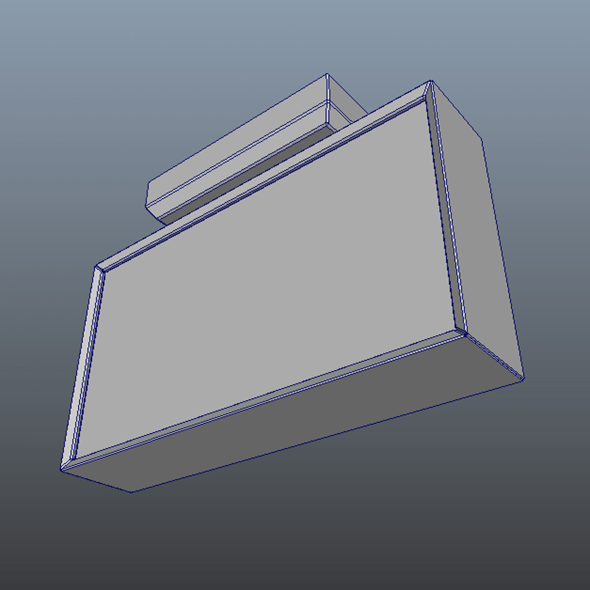 emergency exit sign 3d model