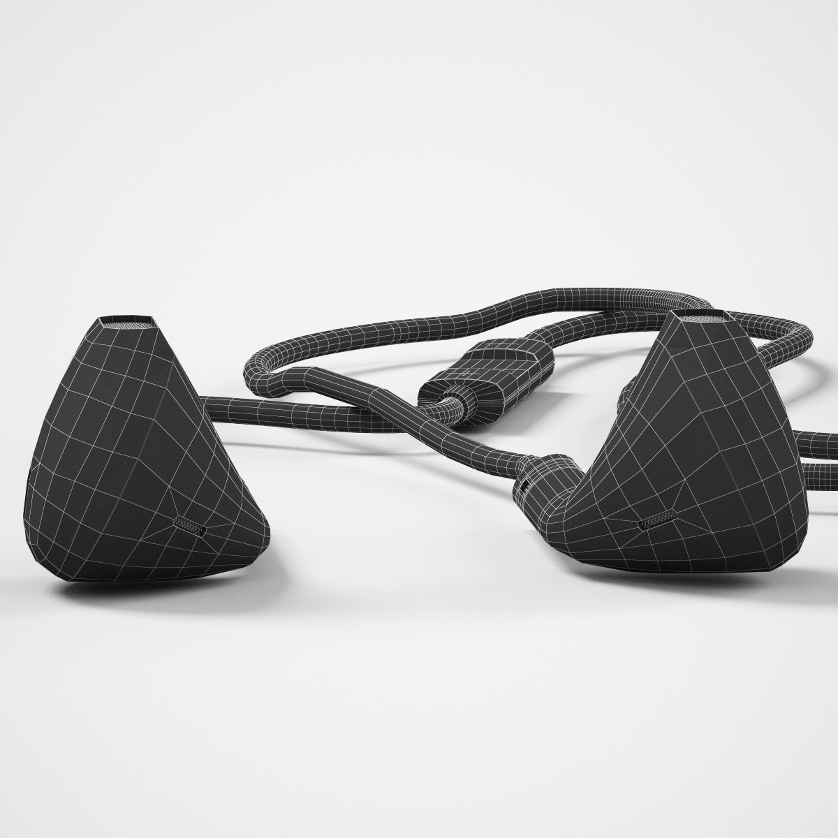 3d earphones earpods model