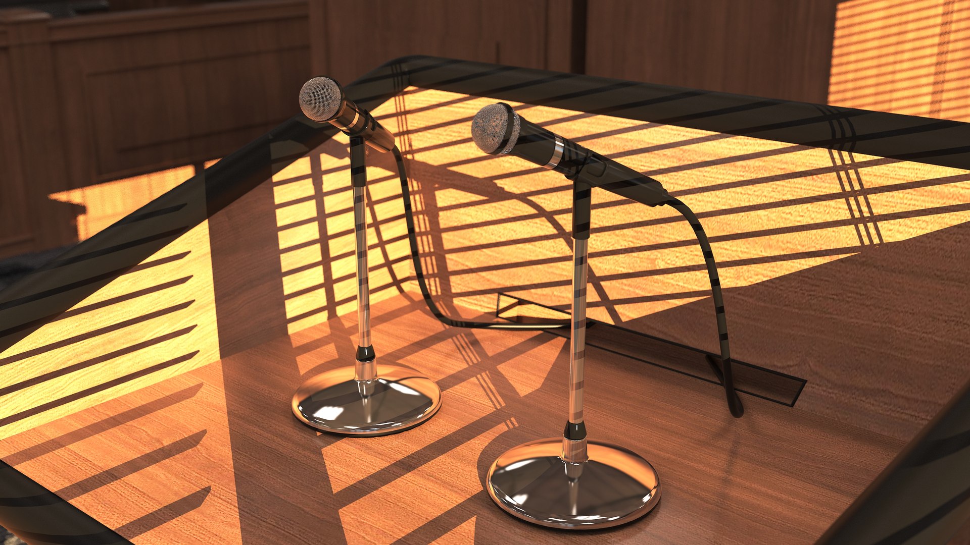CourtRoom Interior Model - TurboSquid 2066485