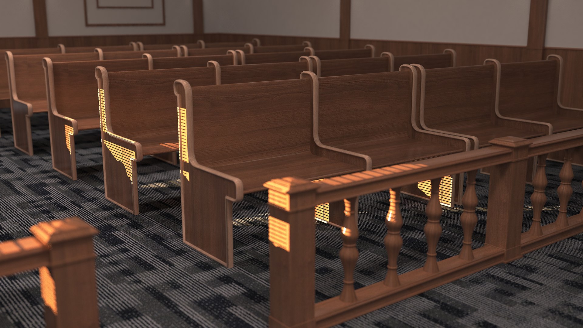 CourtRoom Interior Model - TurboSquid 2066485