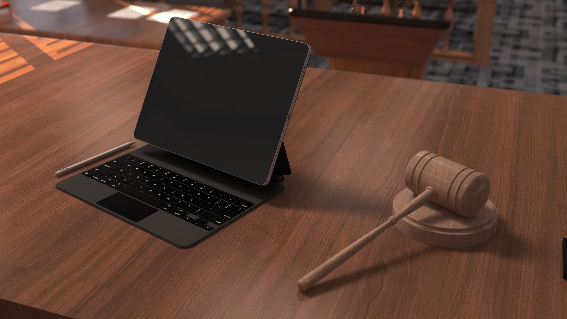 CourtRoom Interior Model - TurboSquid 2066485