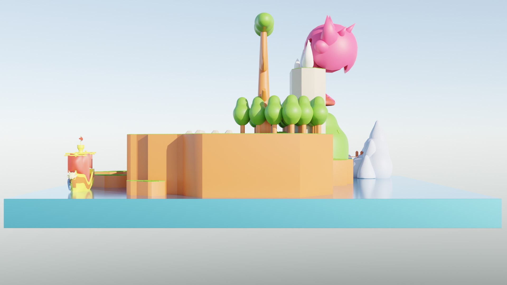 Wario Land Super Mario Land 3 Map 3D Model - TurboSquid 2002784