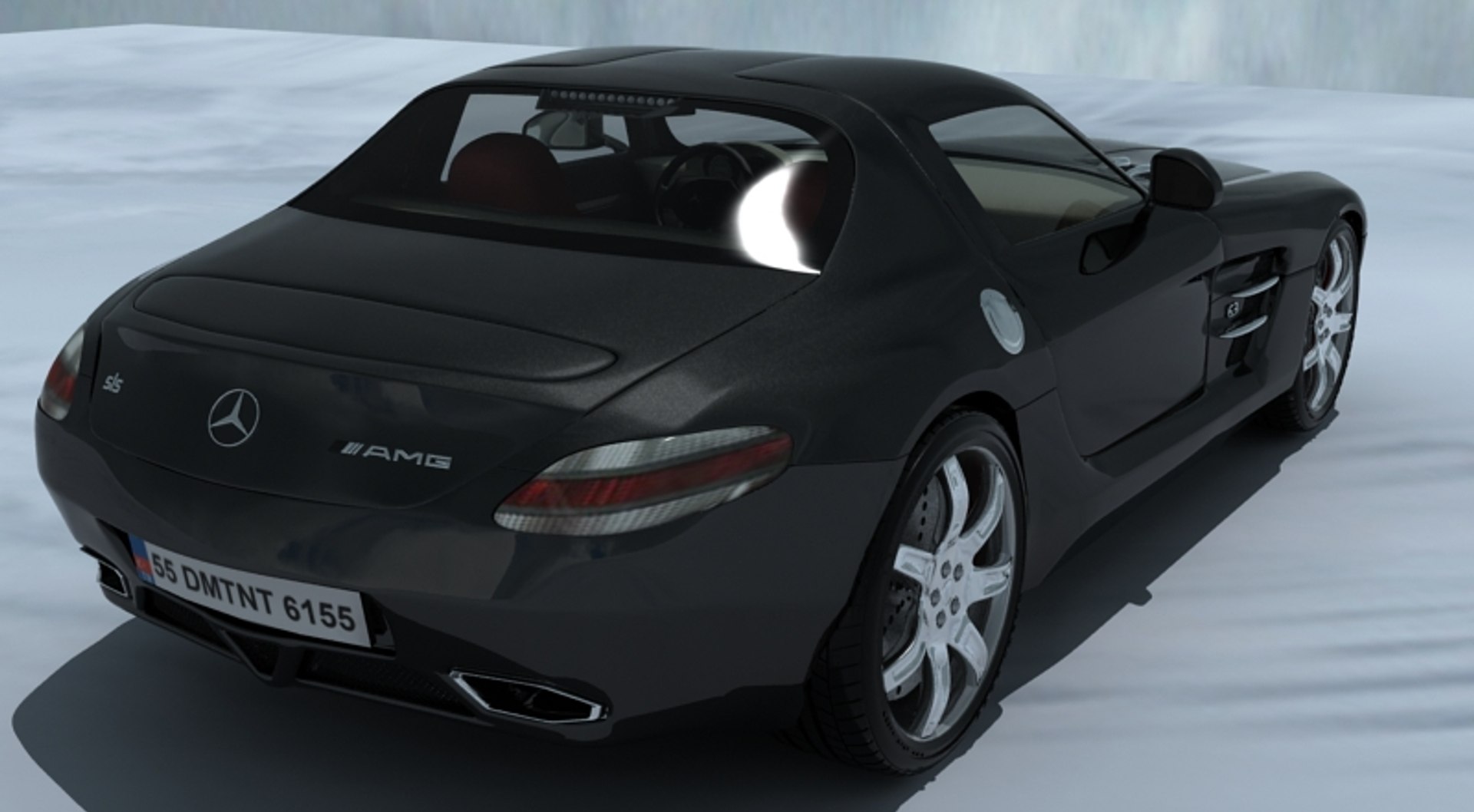3d Model Sls Amg Mercedes