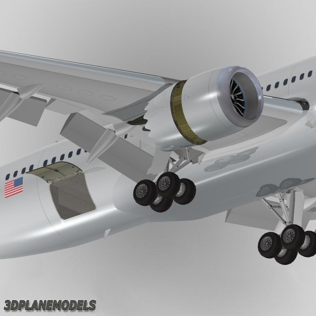 3d B787-8 Northwest Airlines Model