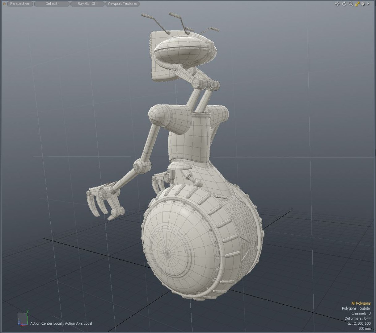 3D Star Wars Rickshaw Droid - TurboSquid 1194722