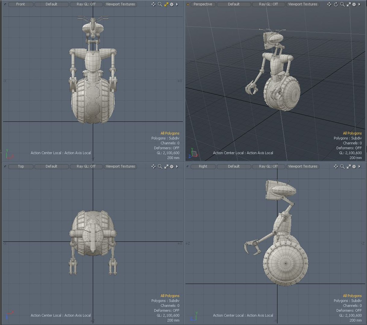 3D Star Wars Rickshaw Droid - TurboSquid 1194722