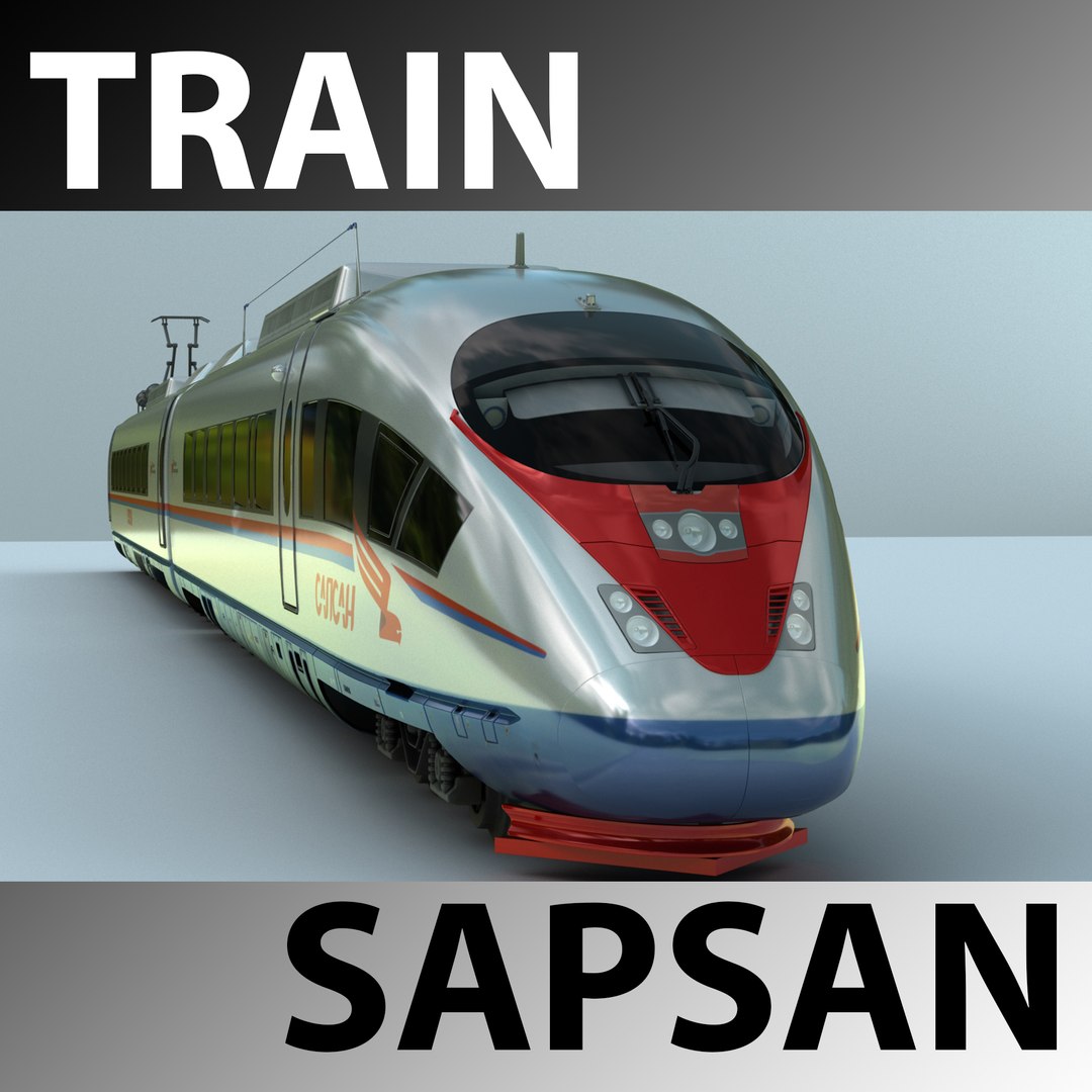 Sapsan Train 3d Ma