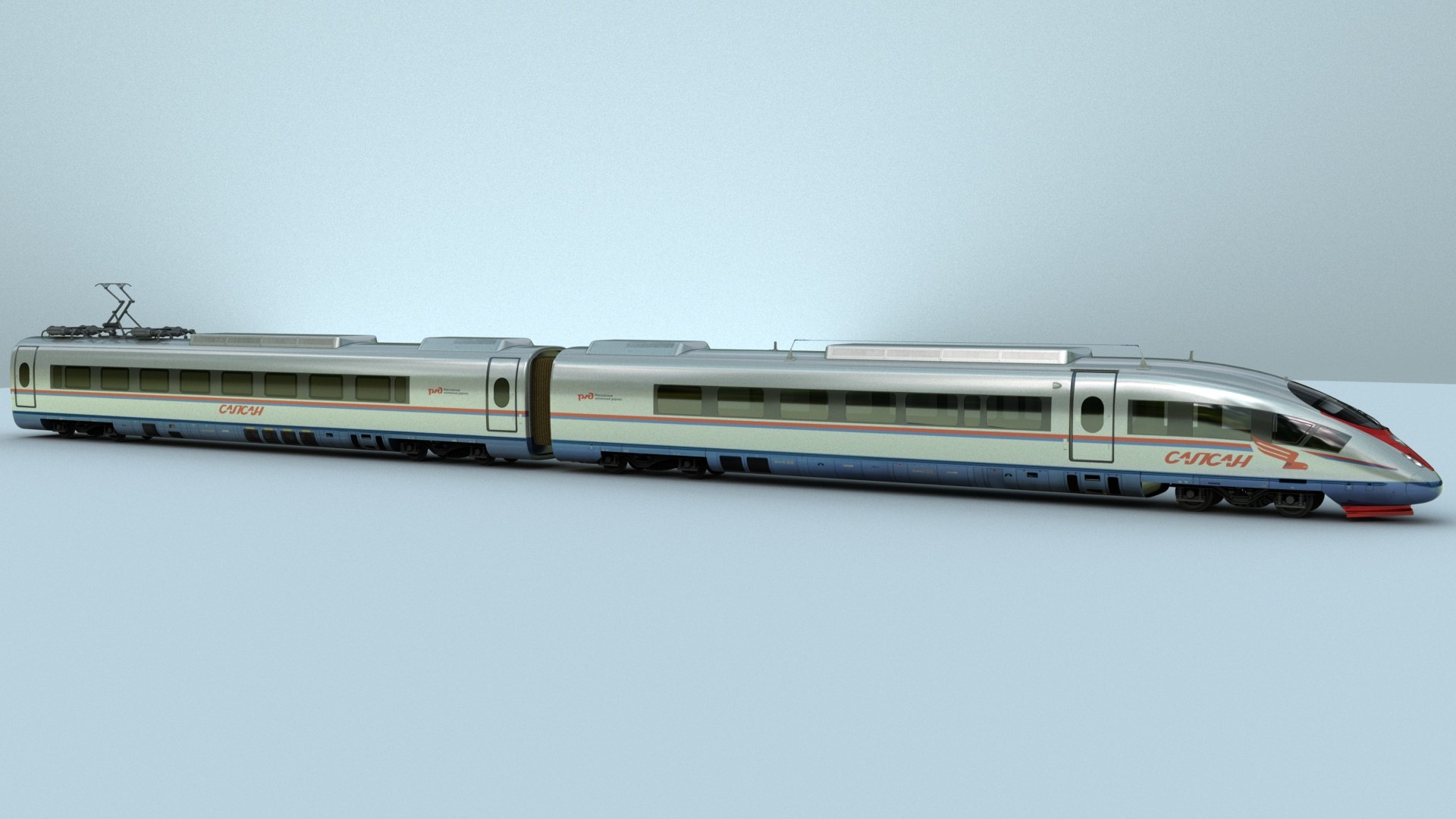 Sapsan Train 3d Ma