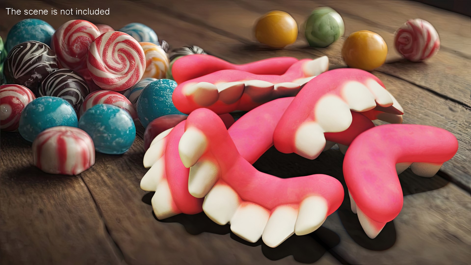 Gummy Teeth Candy 3D - TurboSquid 2234674