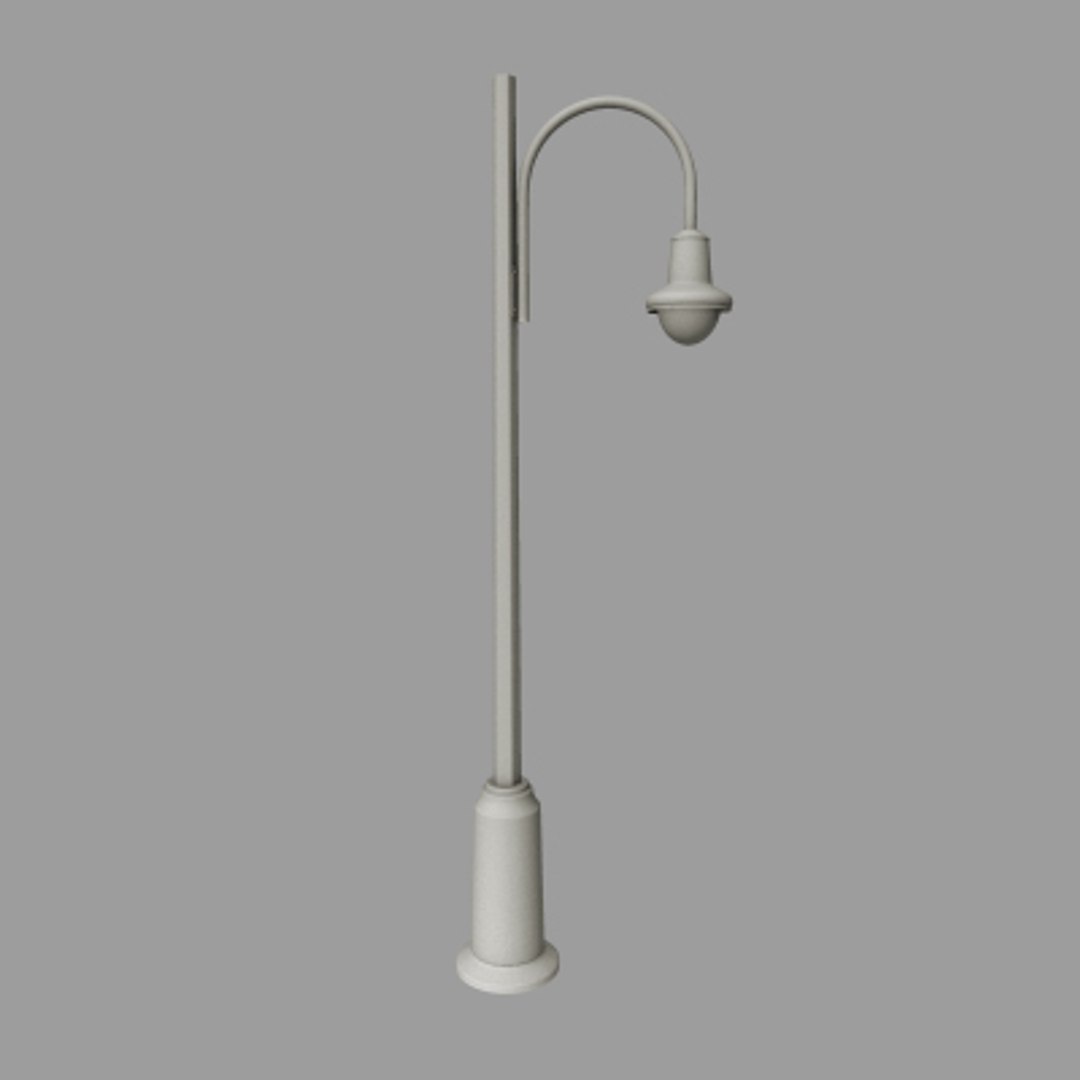 3d model of street light