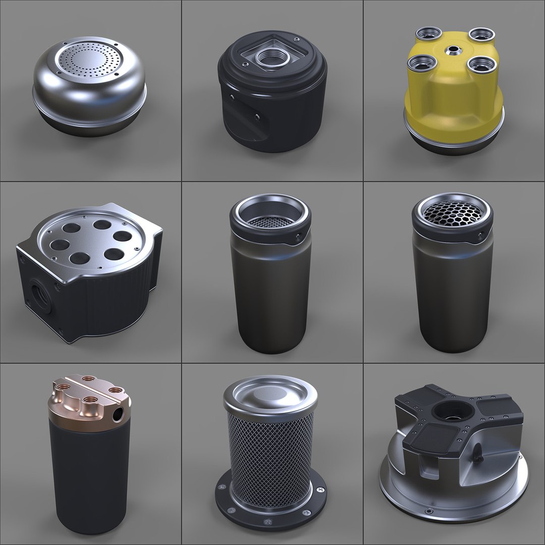 3d Model Canister