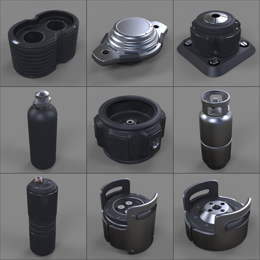 3d Model Canister