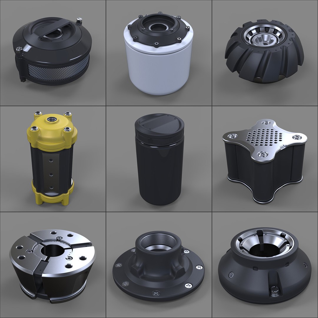 3d Model Canister