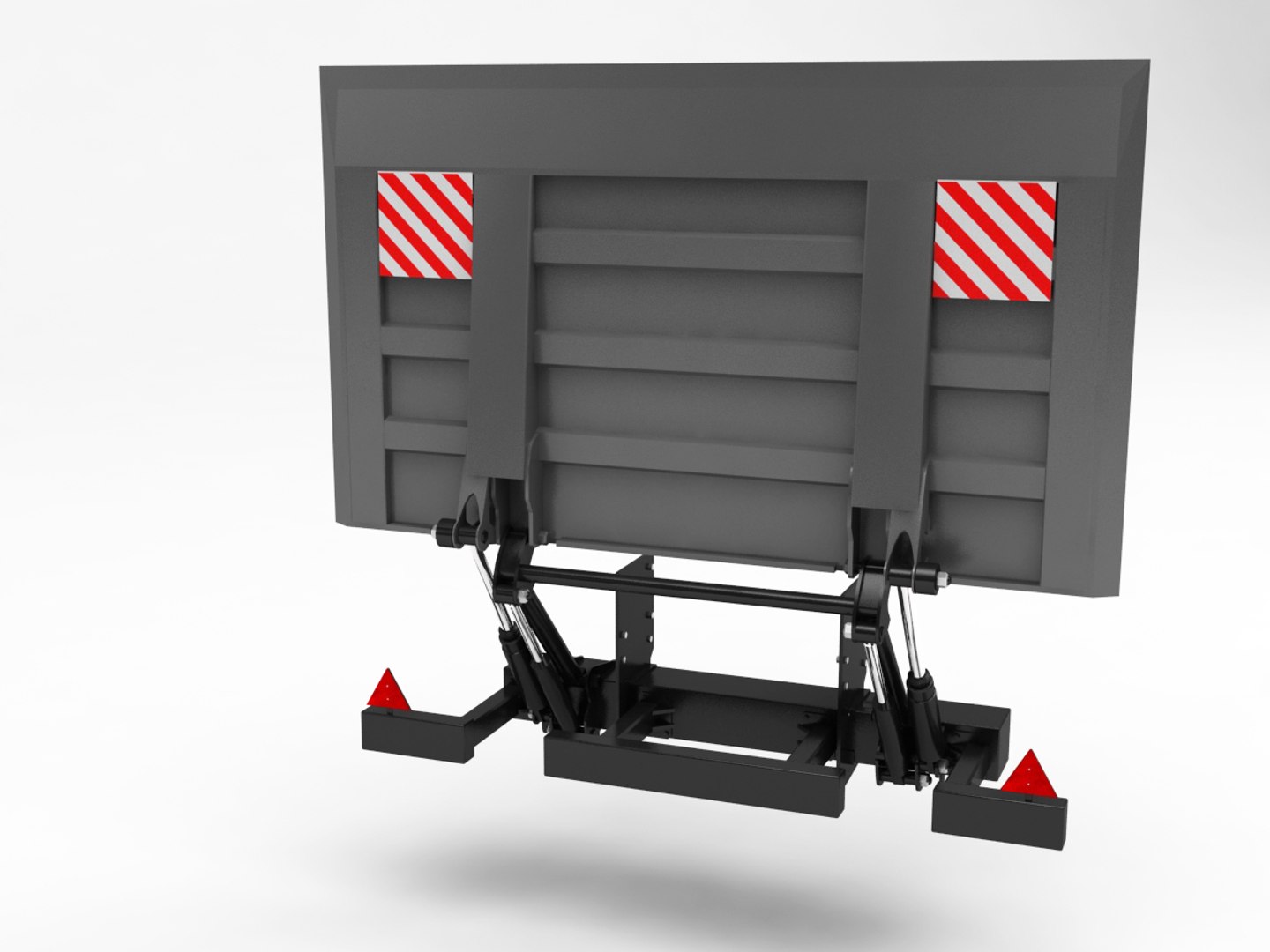 Tail Lift Truck 3d C4d