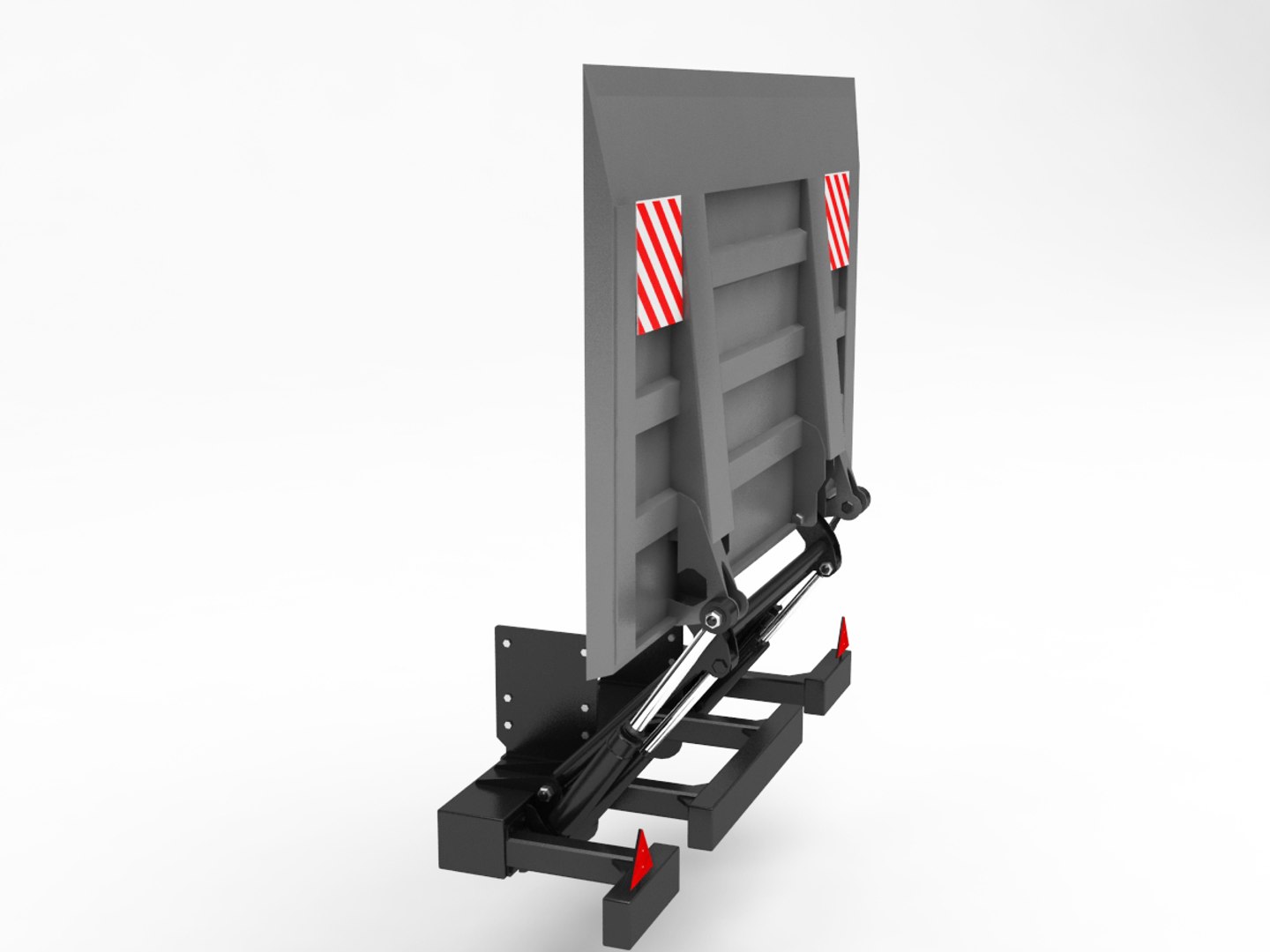 Tail Lift Truck 3d C4d