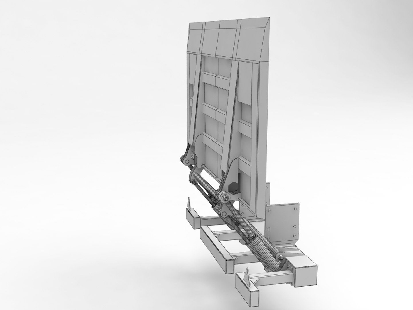 Tail Lift Truck 3d C4d